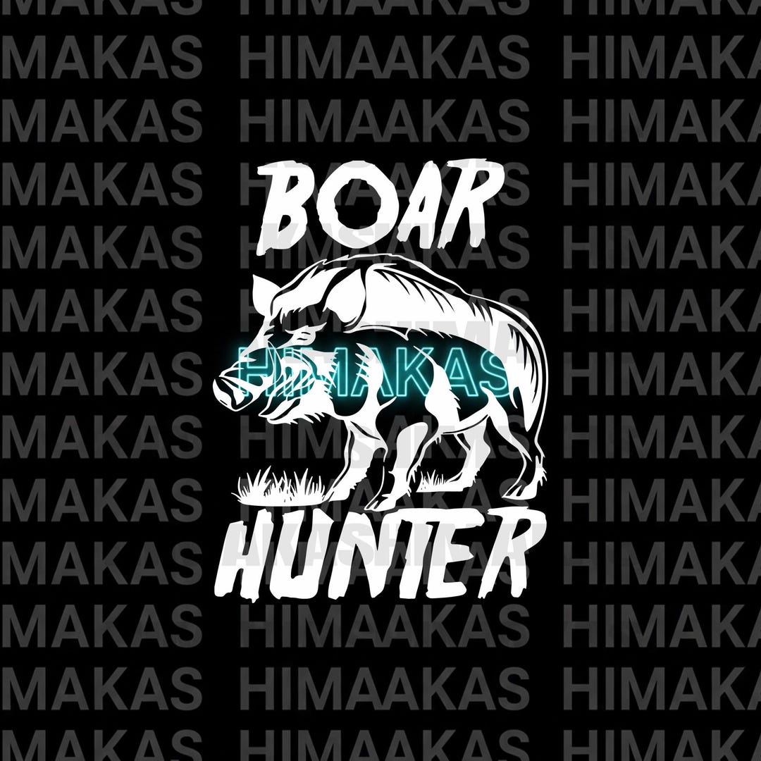 Boar Hunter Vinyl Decal - Etsy