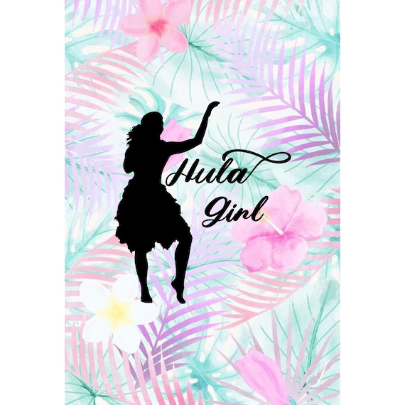 Hula Girl Island Style Vinyl Decal - Etsy