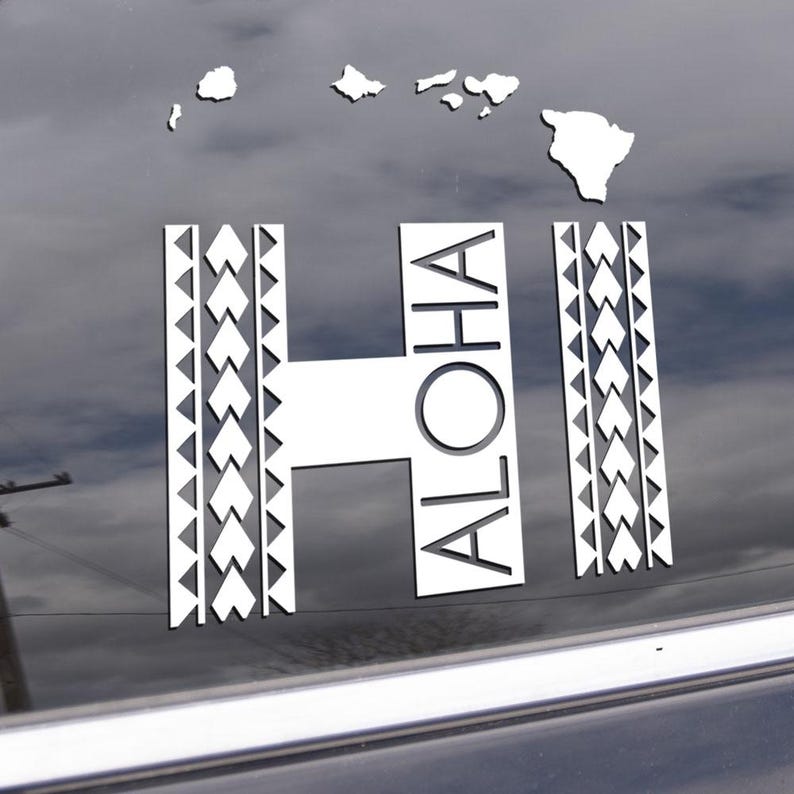 Hawaii Vinyl Decal-sticker - Etsy