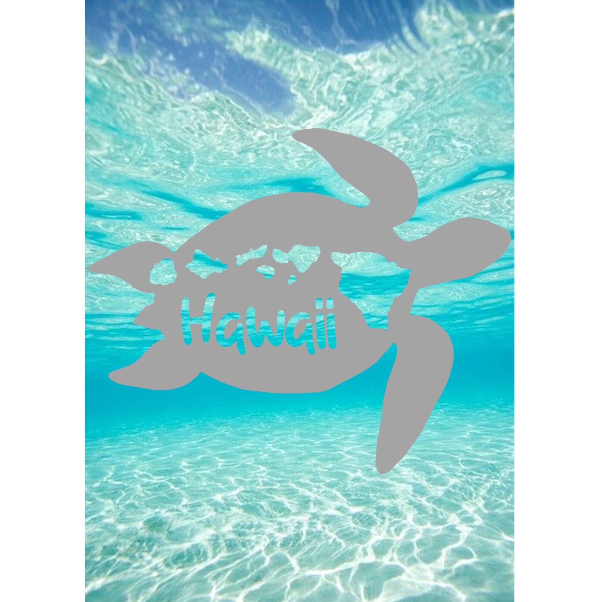 Hawaiian Turtle Decals