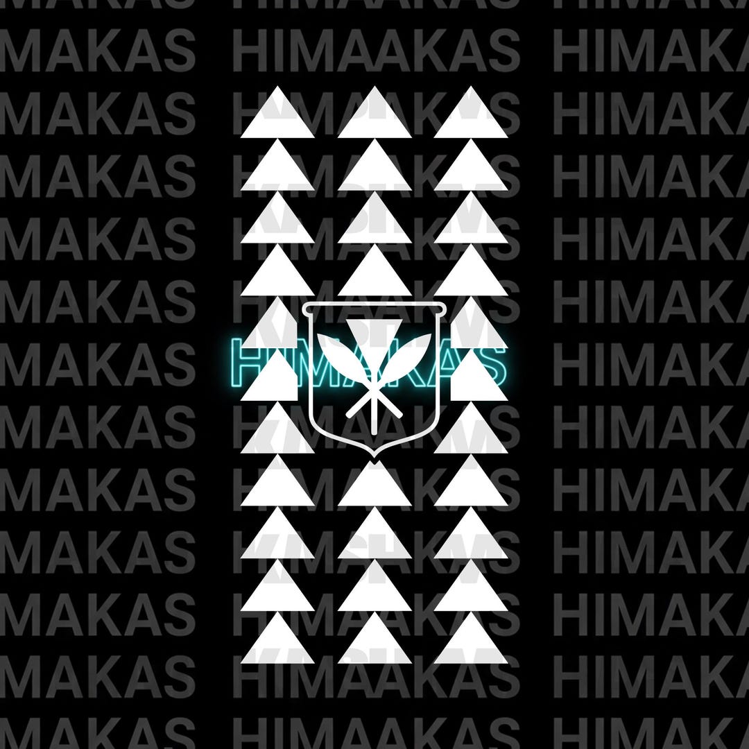 Kanaka Maoli Vinyl Decal: Hawaiian Pride Sticker - Etsy