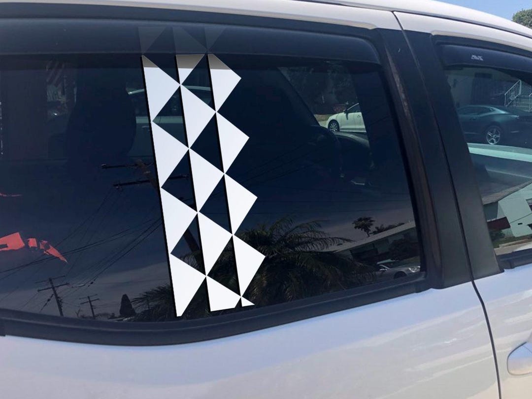 Hawaiian Tribal Vinyl Decal Shark Teeth Tribal Tattoo Design - Kanaka ...