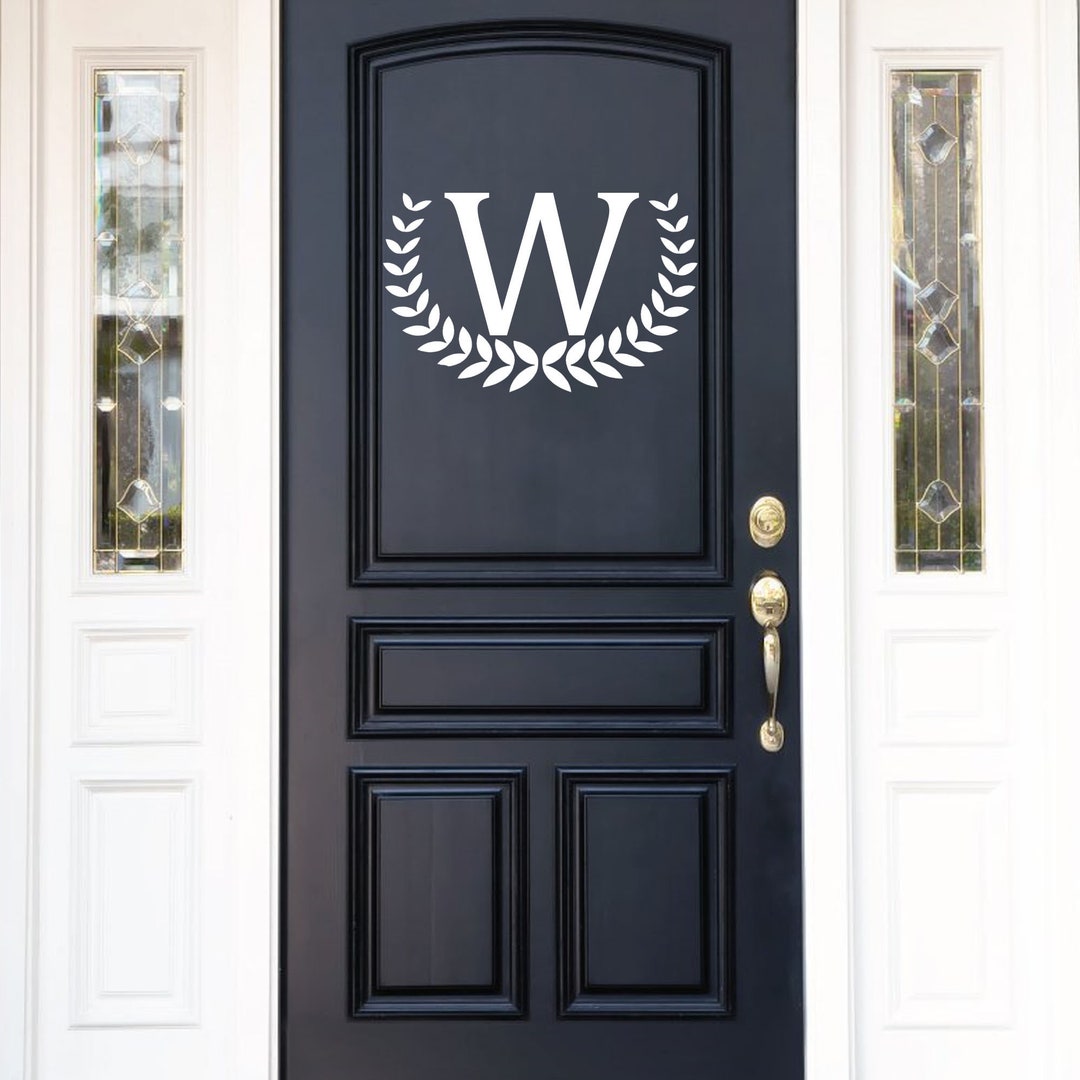 Front Door Letter Vinyl Decal-custom Letter-last Name Letter Decal - Etsy