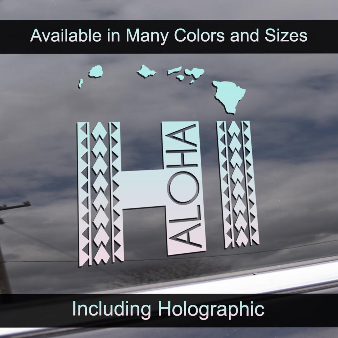 Hawaii Vinyl Decal-sticker - Etsy