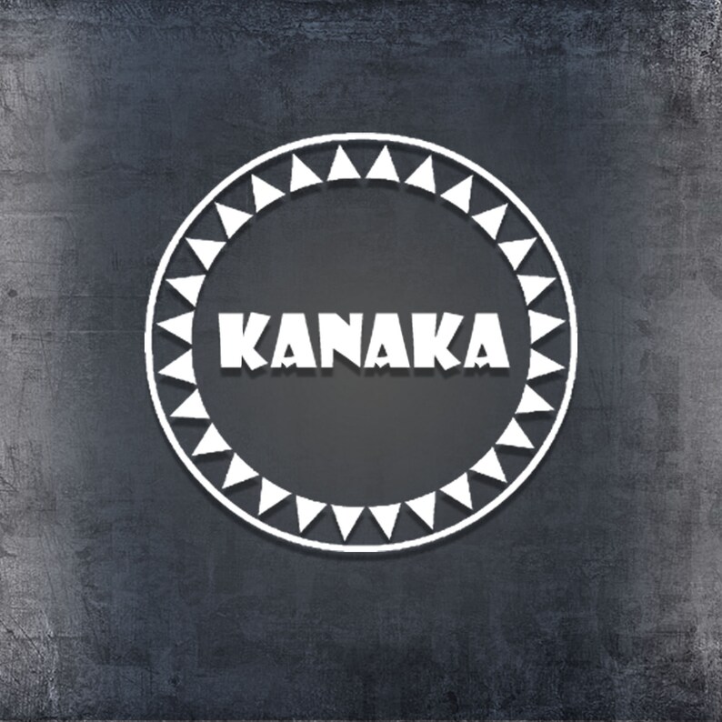 Kanaka Vinyl Decal Sticker-hawaiian Slang - Etsy