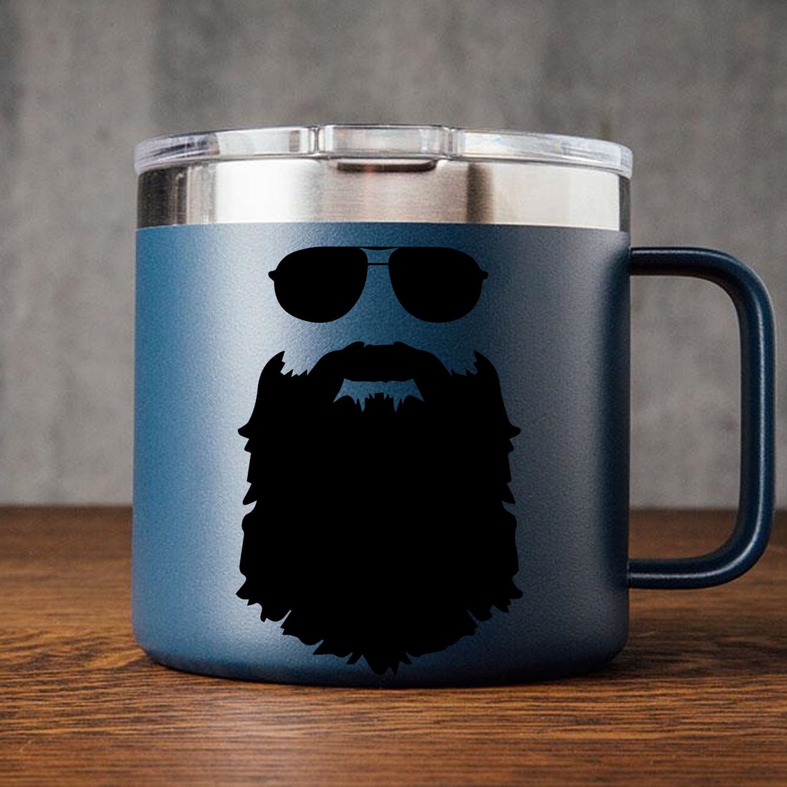 Beard Decal Sticker - Etsy