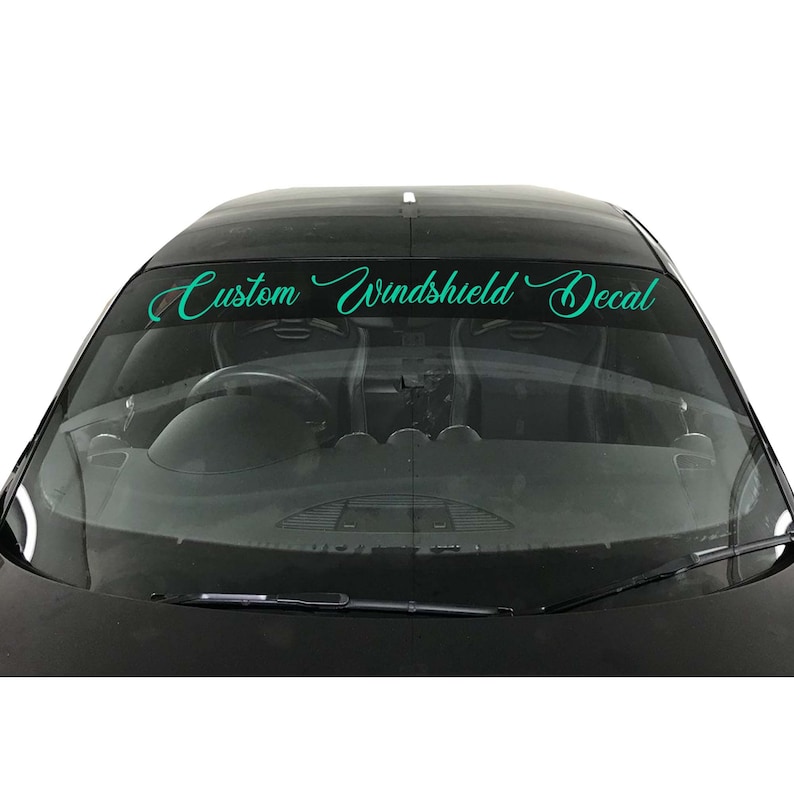 Custom Windshield Vinyl Decal-car-truck | Etsy