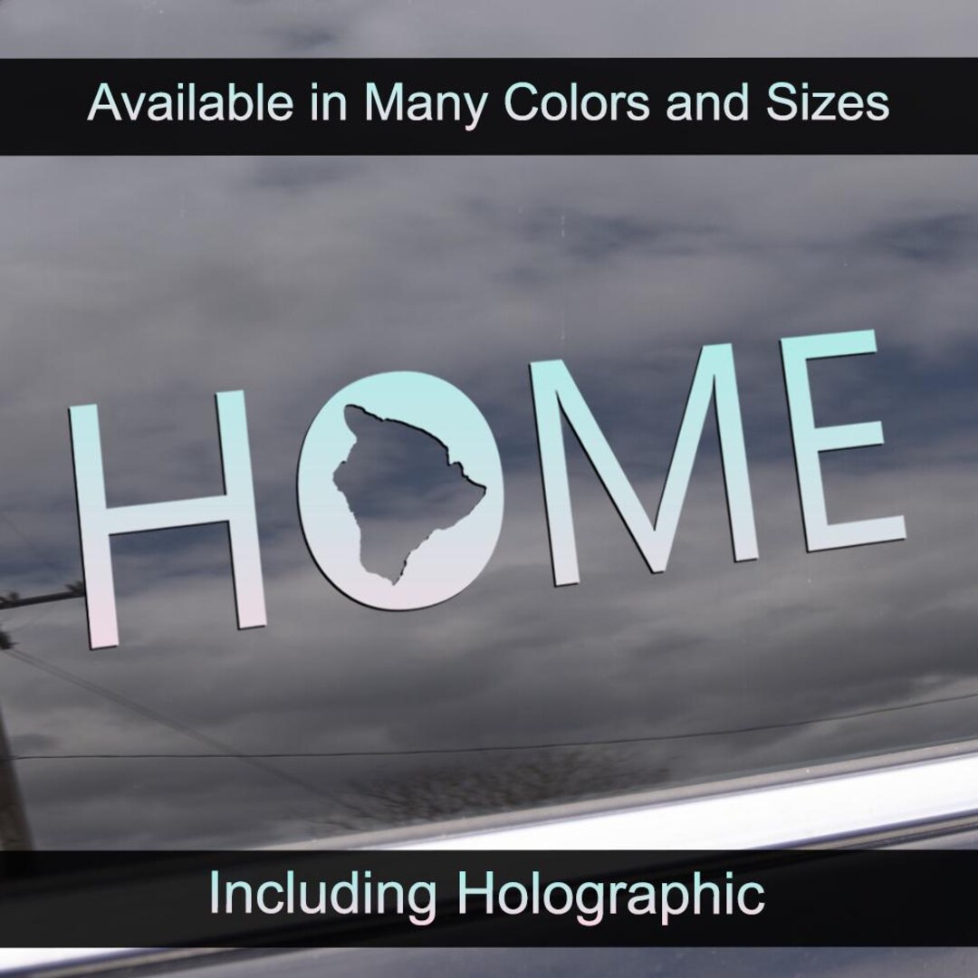 Big Island Hawaii Vinyl Decal Sticker for Car Decal for Truck ...