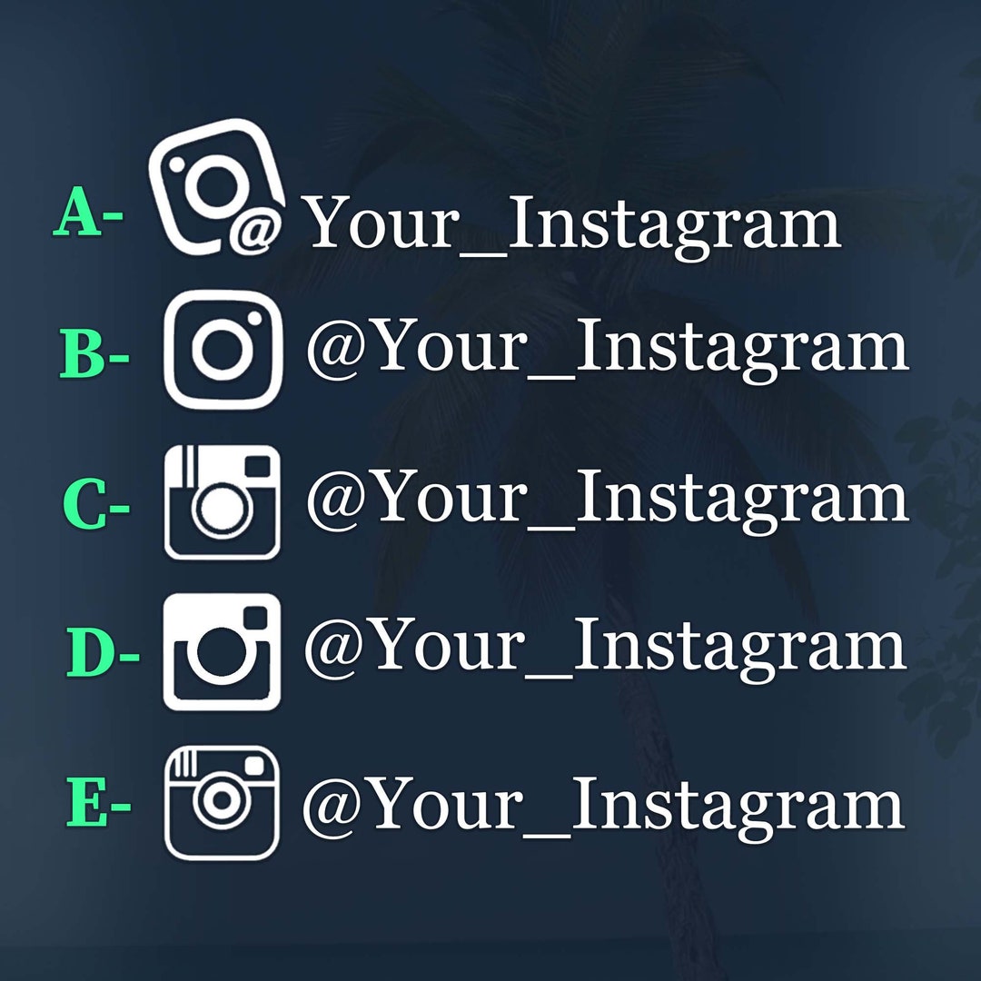 Instagram Car Decal Custom Instagram Decal - Etsy