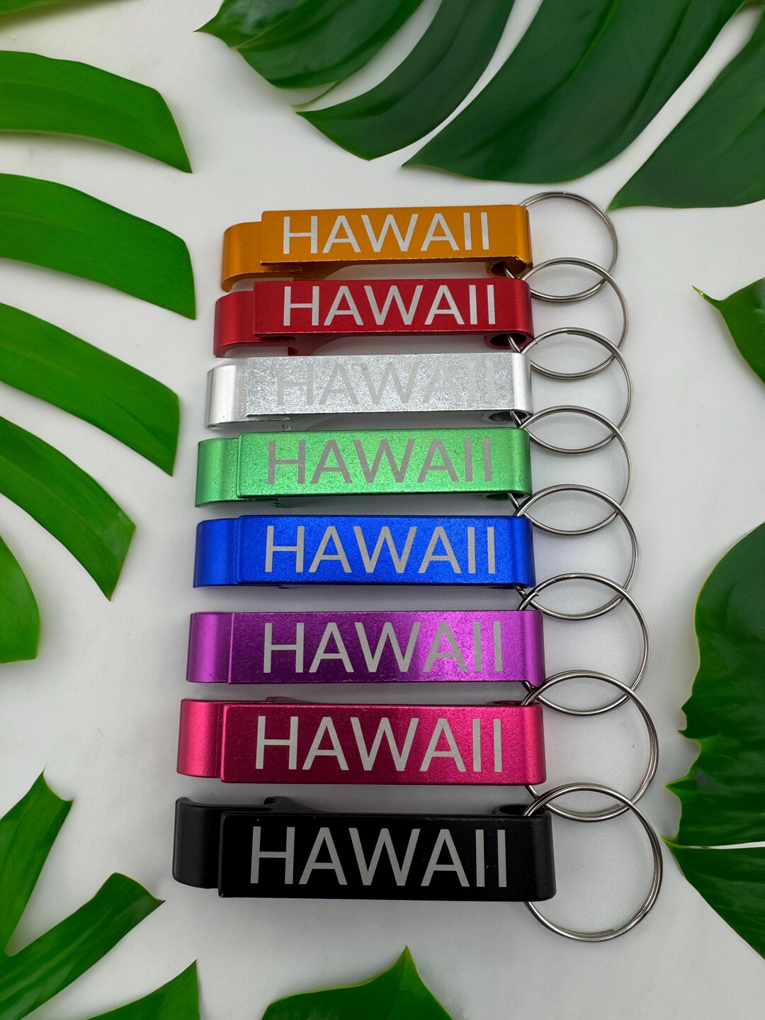Hawaii Keychain Bottle Opener in 8 Different Colors - Etsy