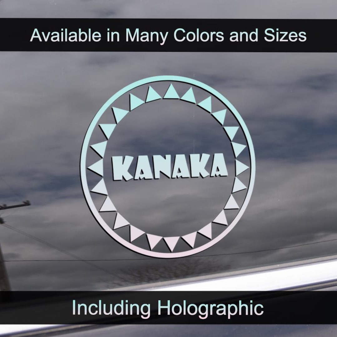 Kanaka Vinyl Decal Sticker- Native Hawaiian Islander - Polynesian ...