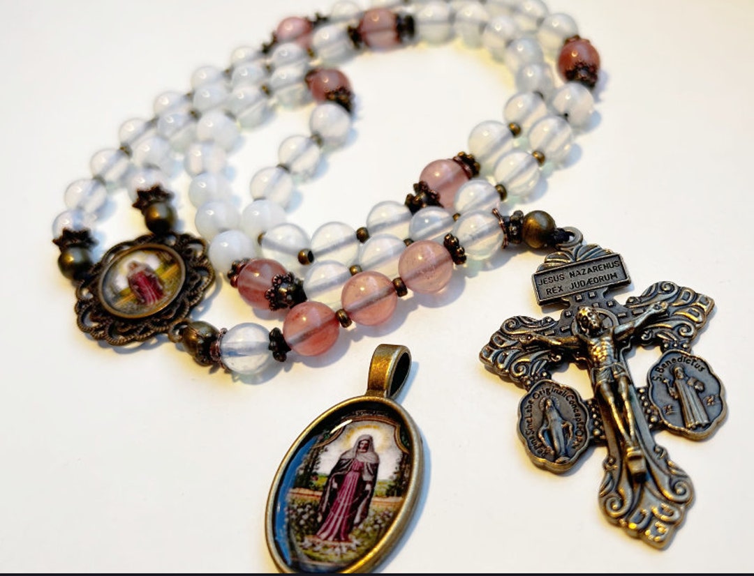 Rosary of the Tears of Mary and Pendant - Etsy