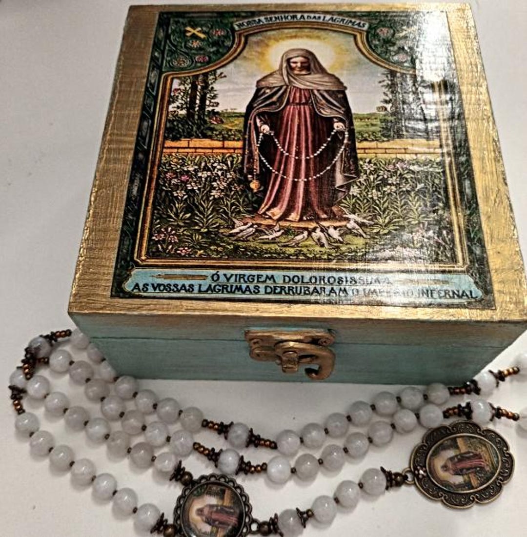 Rosary With Box Our Lady of Tears - the Tears of Mary.box and Rosary ...