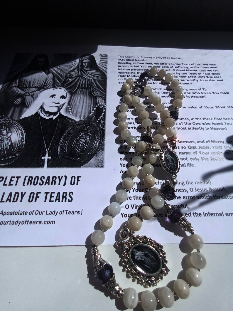 Chaplet the Tears of Mary Our Lady of Tears. Chaplet of Our Lady of ...