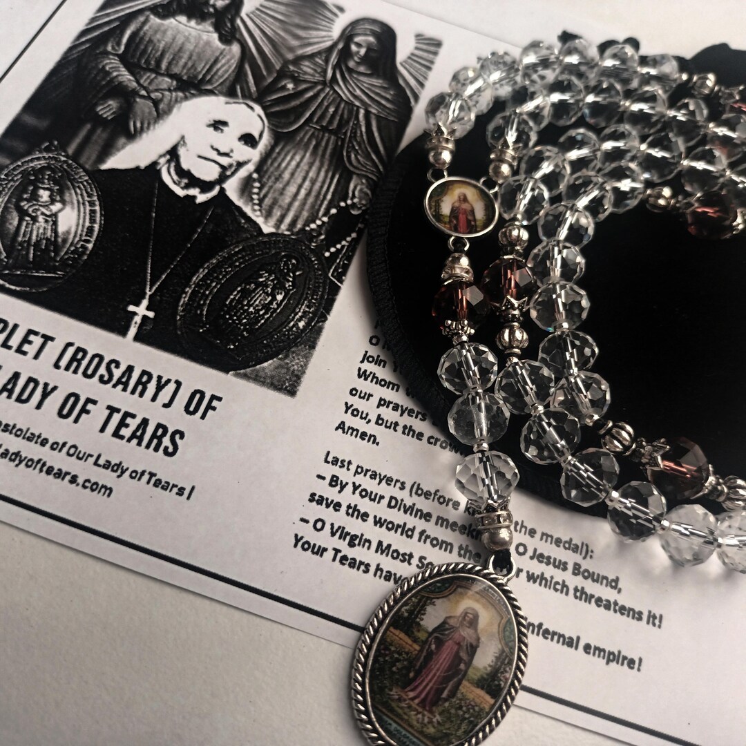 Chaplet of Our Lady of Tears. - Etsy