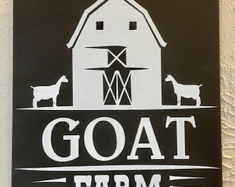 Adorable Metal Goat Sign - Etsy