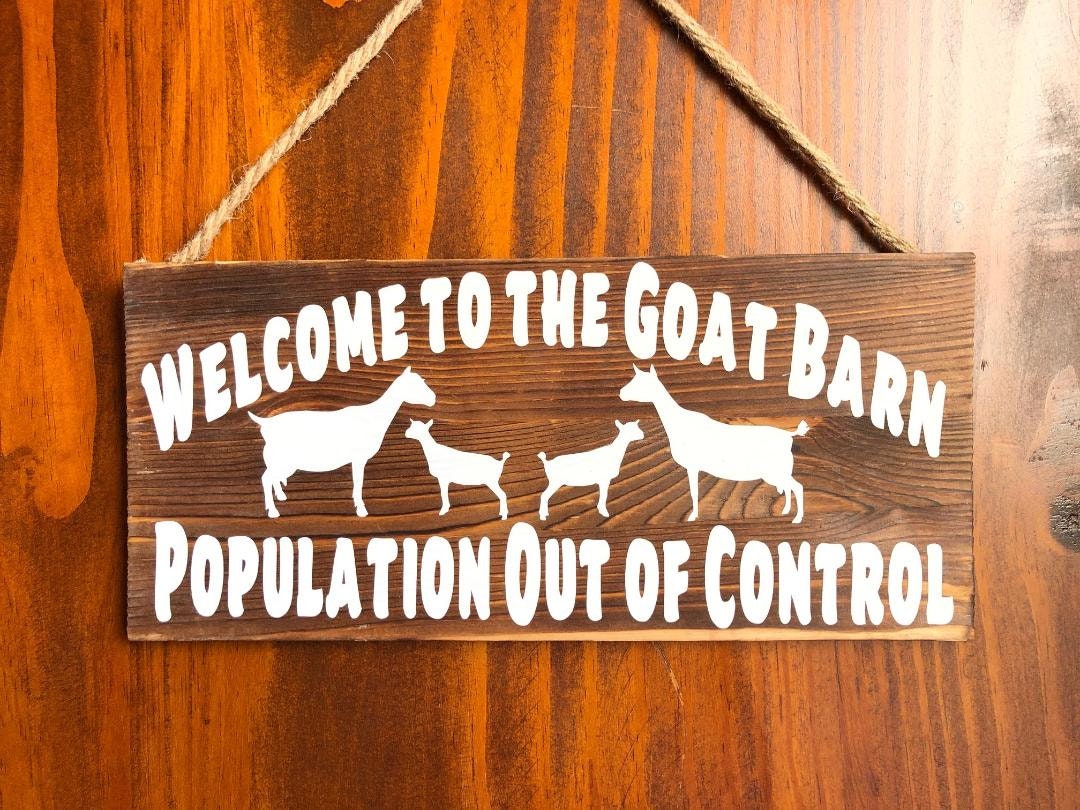 Goat Barn Sign - Etsy