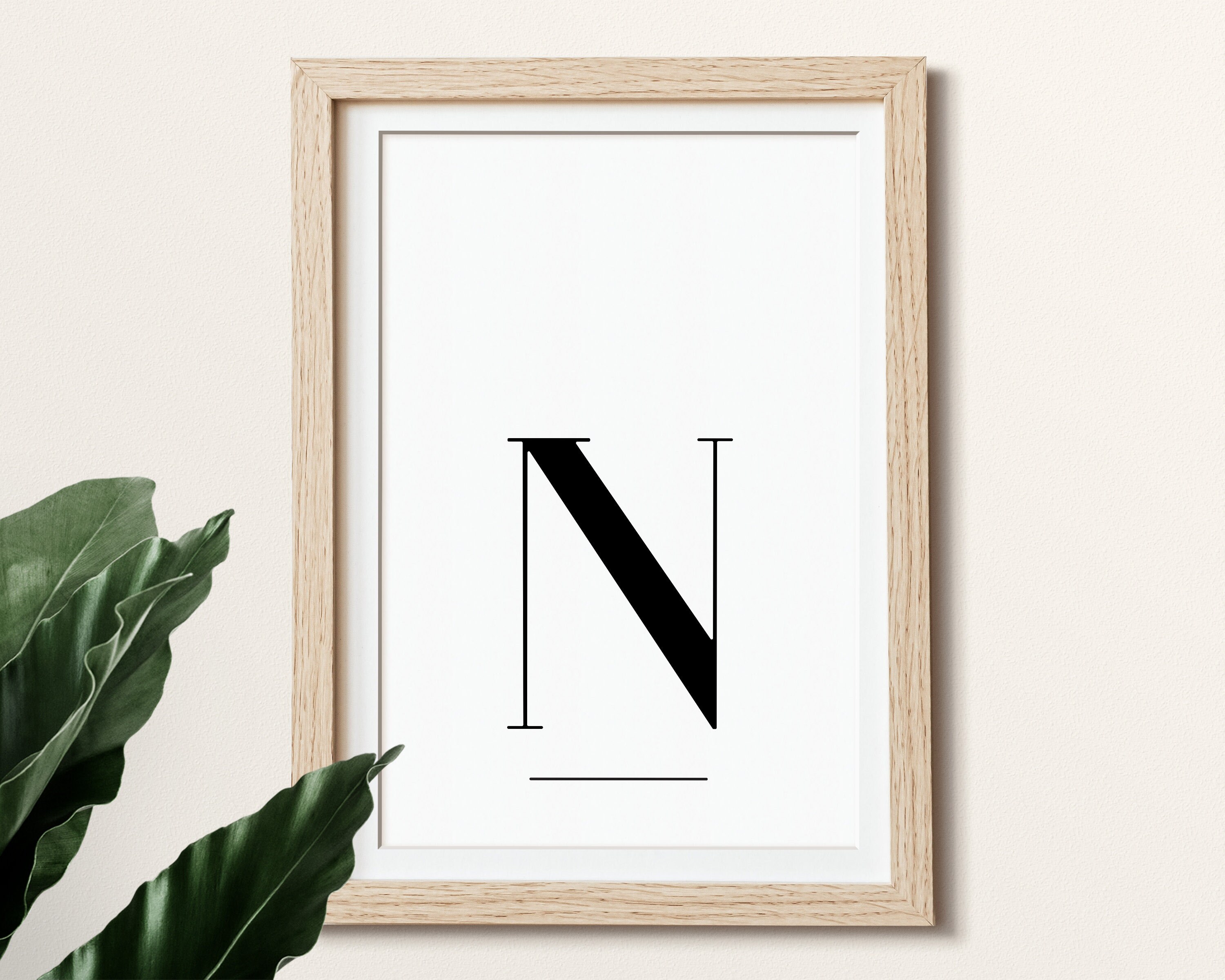 Buchstabe N In Verschiedenen Stilen