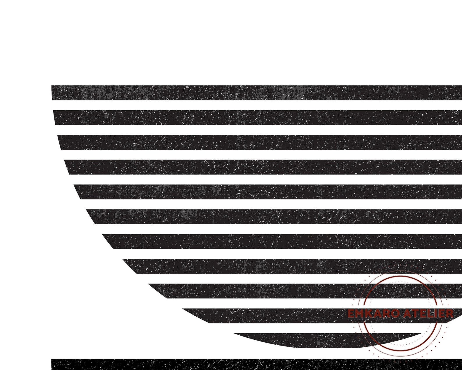 Half Circle Line Art Mid Century Modern Printable Geometric Abstract ...