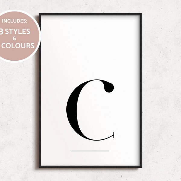 Letter C Print - Etsy