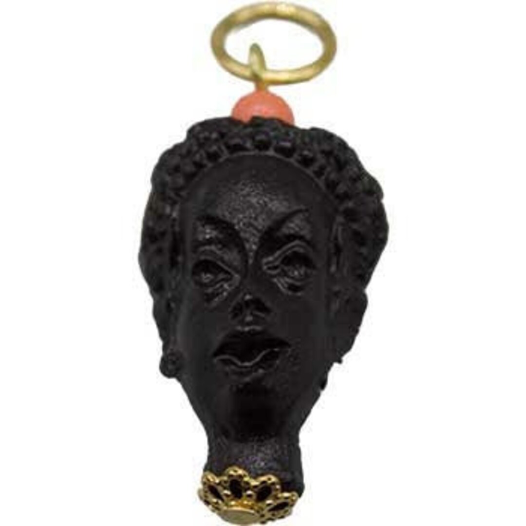 African Head Pendants/charms/amulets Male or Female Head With - Etsy