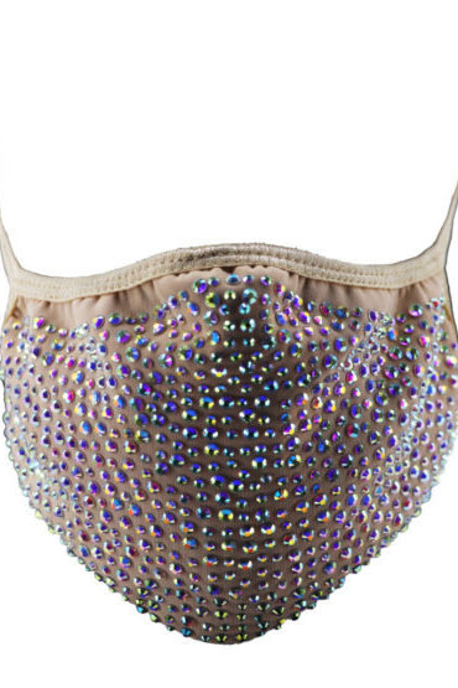 Rhinestone Face Mask-Multi color 5 Colors-Filter Pocket and | Etsy