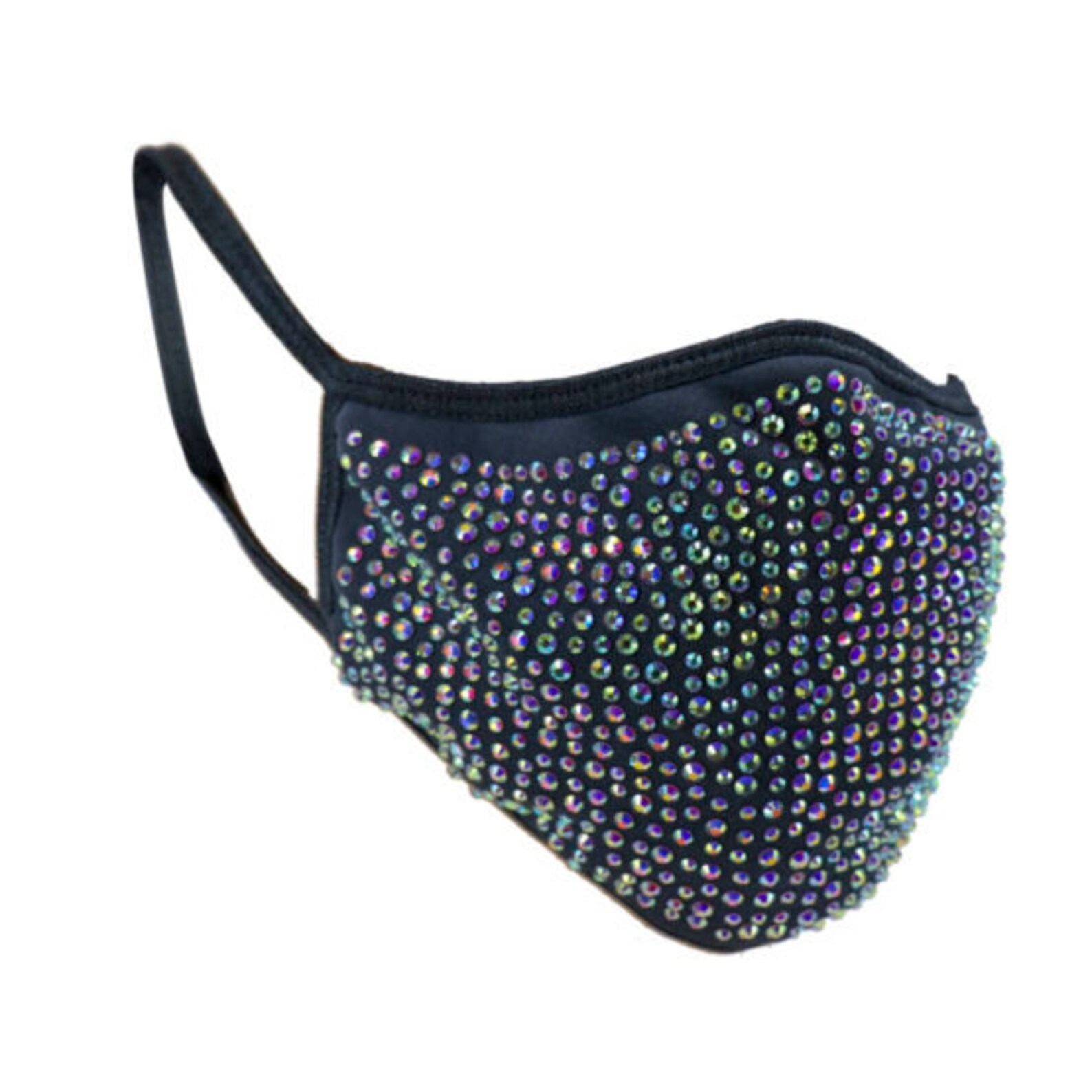 Rhinestone Face Mask-multi Color 5 Colors-filter Pocket and | Etsy