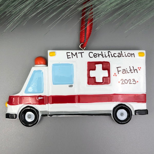 Emt Christmas Ornament Personalized - Etsy UK
