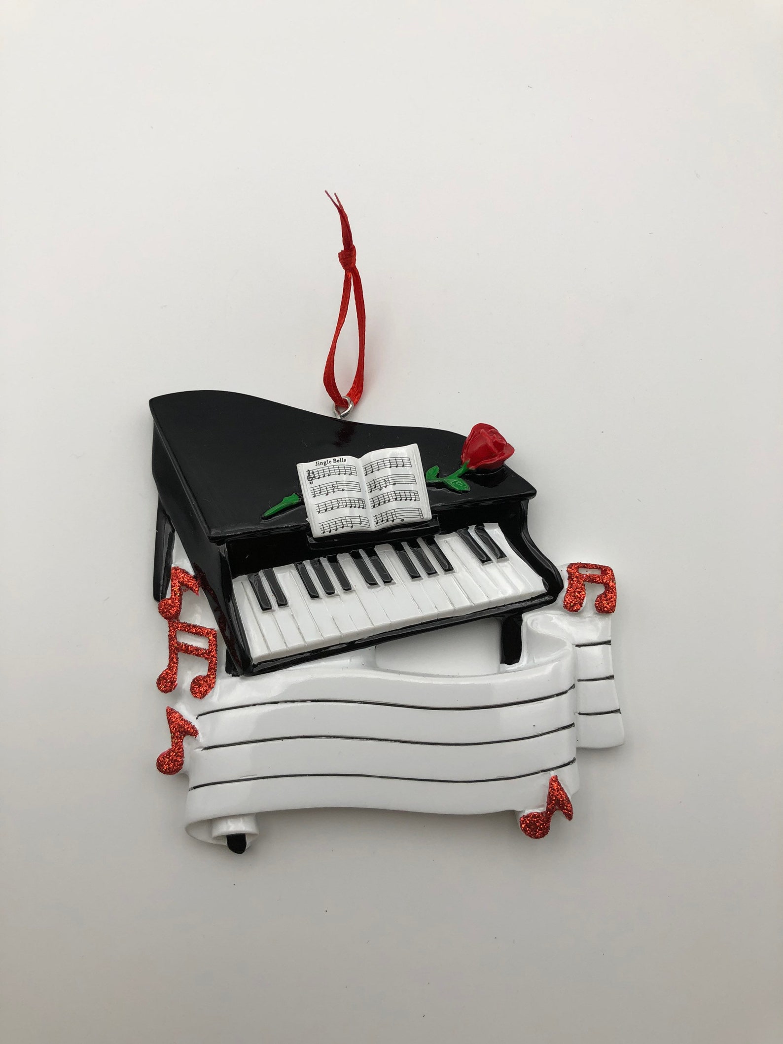 Piano Ornament Personalized Piano Ornament Piano Christmas - Etsy