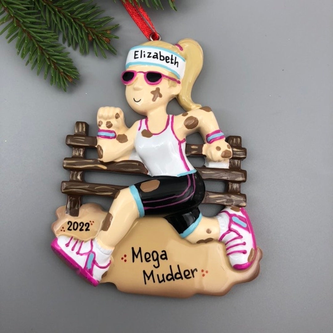 Mud Runner Ornament Personalized Runner Christmas Ornament - Etsy
