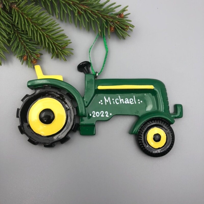 Tractor Ornament - Etsy