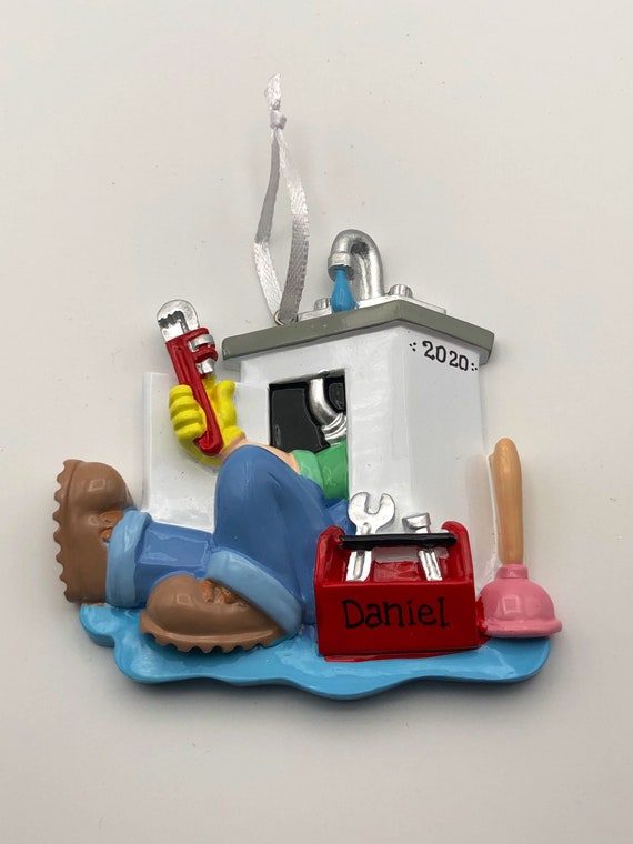 Plumber Personalized Ornament Plumber Ornament Handymen - Etsy