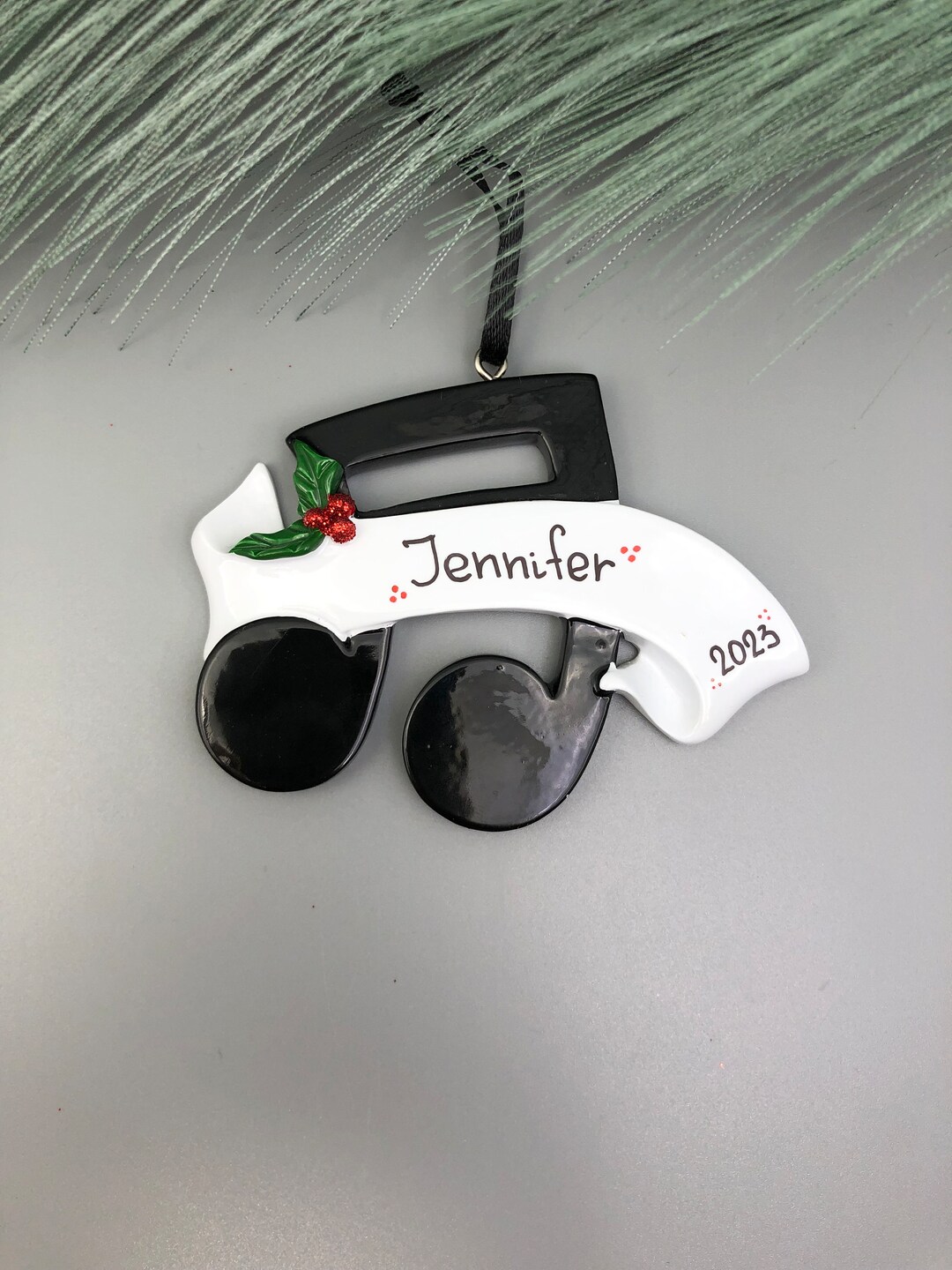 Musiknote Ornament, Musikliebhaber Ornament, personalisierte Musik Note ...