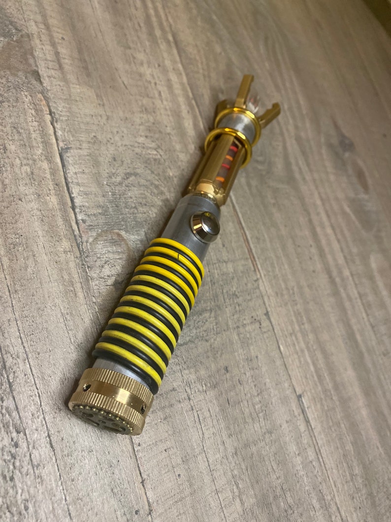 Steampunk Sonic Screwdriver Black & Yellow With Light and - Etsy