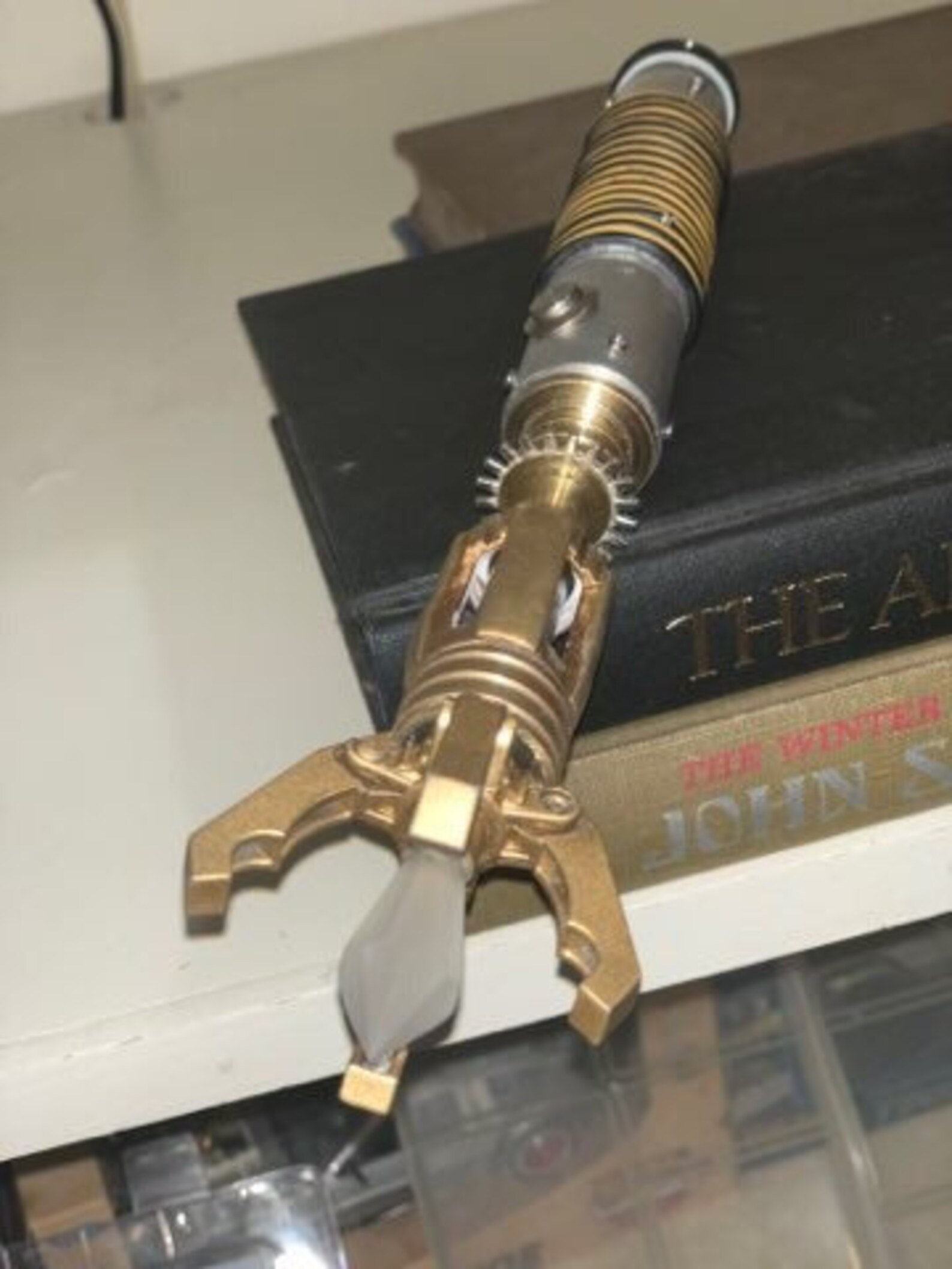 Steampunk Sonic Screwdriver Black & Yellow with light and | Etsy