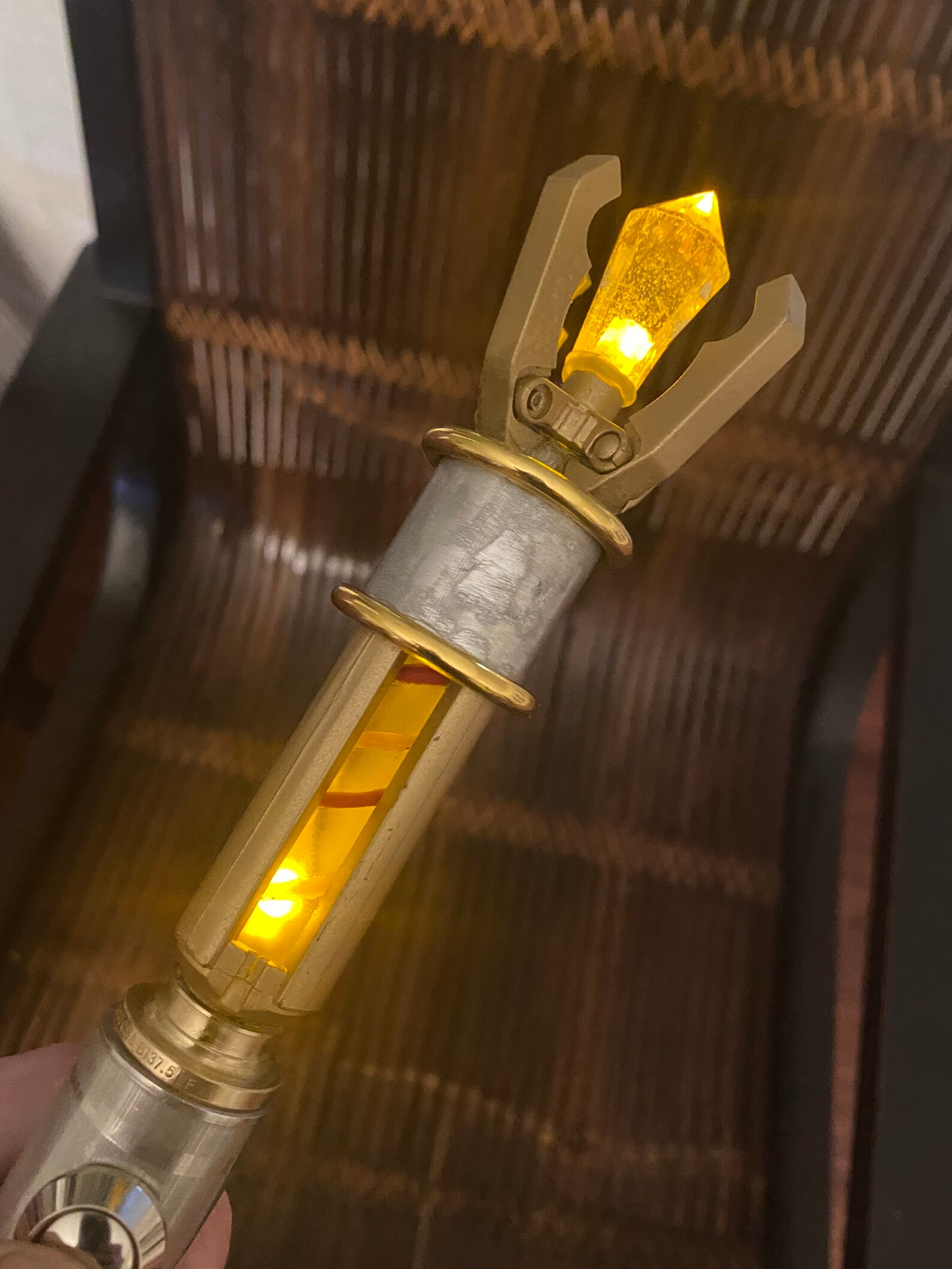 Steampunk Sonic Screwdriver Black & Yellow With Light and | Etsy