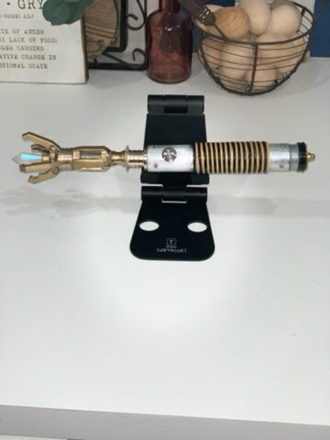 Steampunk Sonic Screwdriver Black & Yellow with light and | Etsy