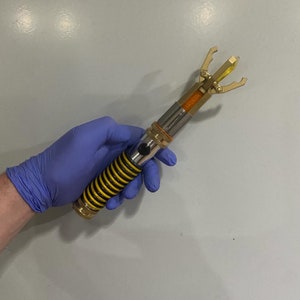 Steampunk Sonic Screwdriver Black & Yellow With Light and Sound. Light ...