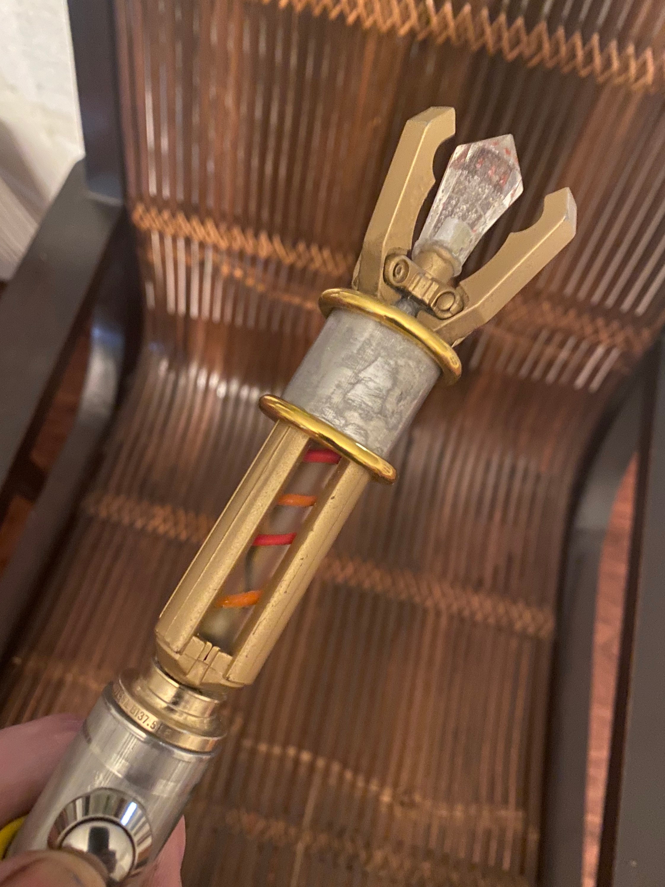 Steampunk Sonic Screwdriver Black & Yellow With Light and - Etsy