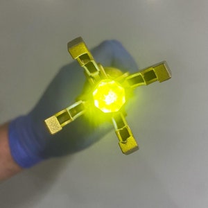 Steampunk Sonic Screwdriver Black & Yellow With Light and Sound. Light ...