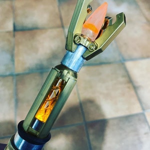 Steampunk Sonic Screwdriver Black & Yellow With Light and Sound. Light ...