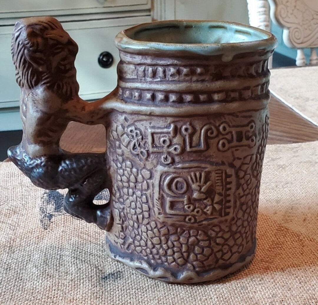 Vintage Jim Rumph Satyr & Naughty Maid Mug 1971 - Etsy