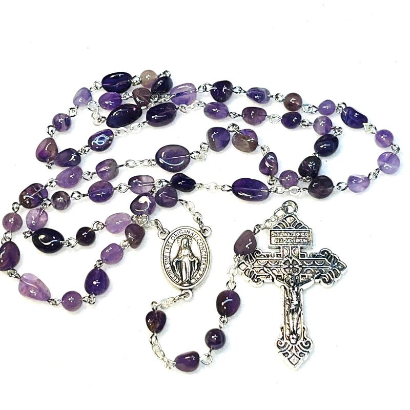 Stone Rosary - Etsy