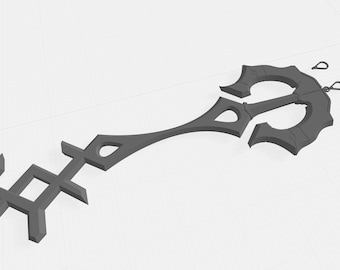 3d Printed Aqua's Rainfell Keyblade Kit / Keyblade Replica / Kingdom ...