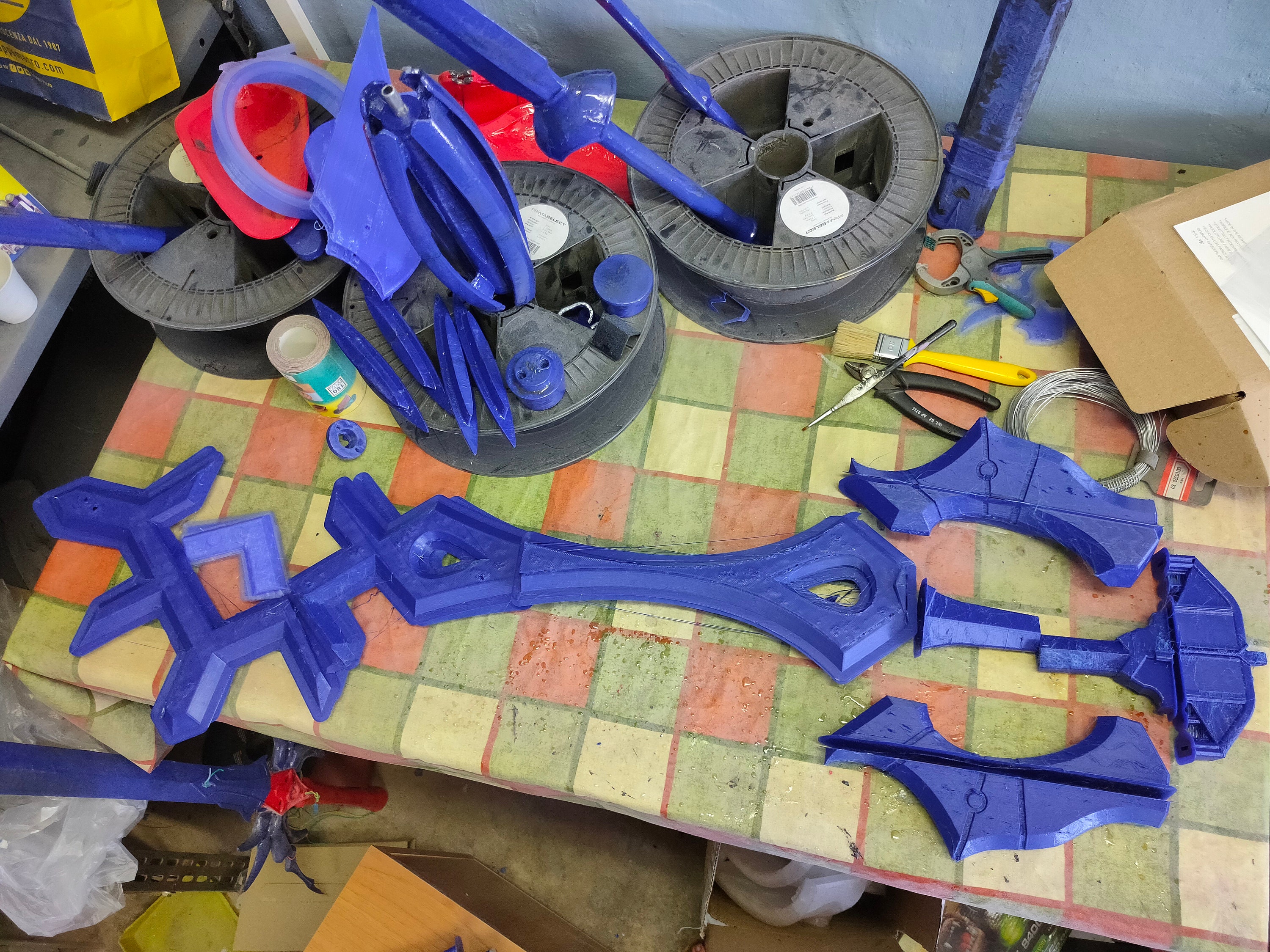 Aqua Keyblade Rainfell 3d Printed DIY - Etsy Aqua Keyblade Rainfell 3d Printed DIY - Etsy