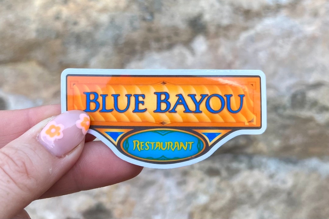 Blue Bayou Disneyland Sticker Disneyland Food Sign Stickers - Etsy