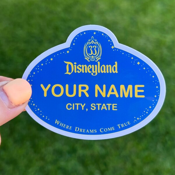 Cast Member Costume Stickers - Etsy