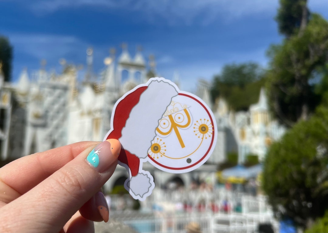 It's A Small World Holiday Clock Face Sticker, Disneyland Christmas ...