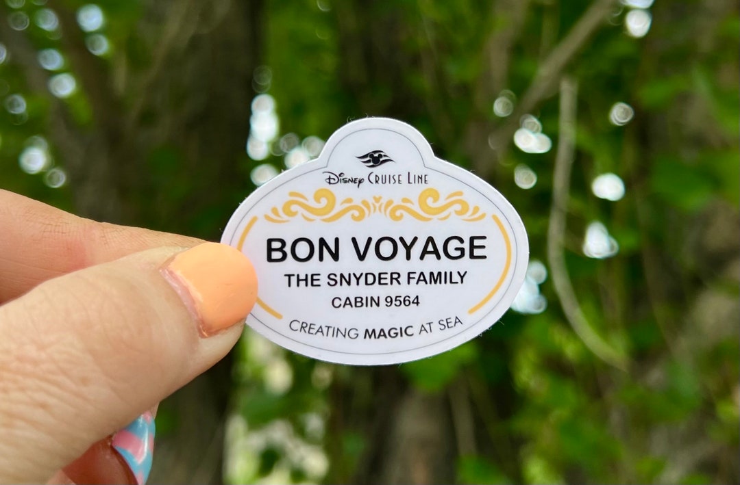 Personalized Fish Extender Sticker Pack, Cruise Gift Exchange, Cast ...