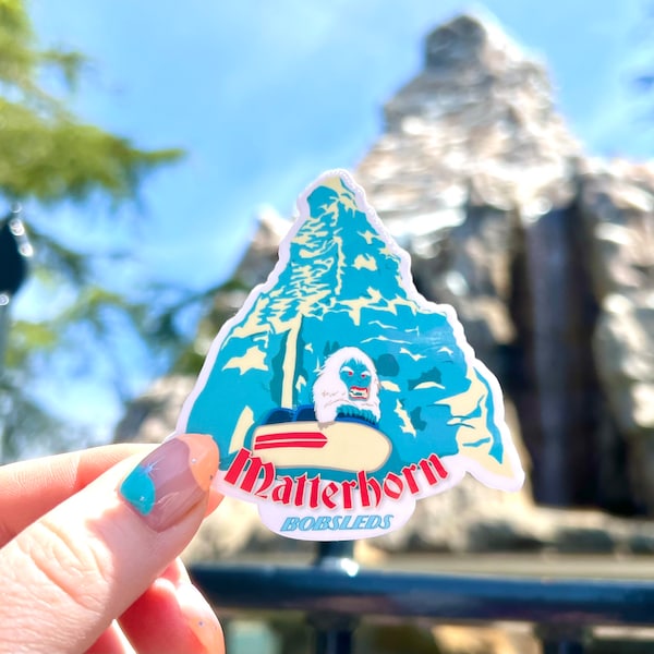 Matterhorn Yeti Sticker - Etsy